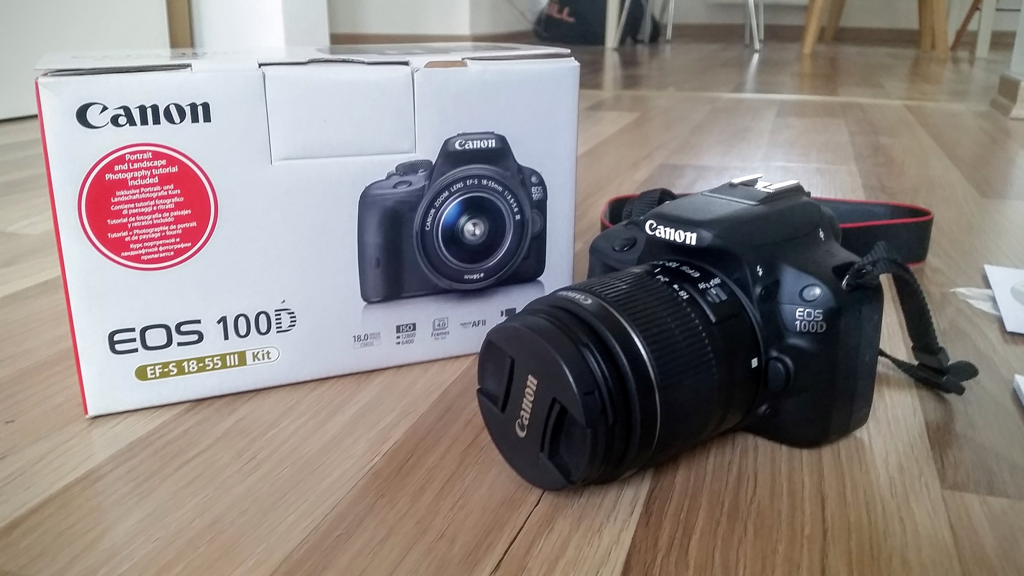 Canon EOS 100D Digitalkamera + EF-S 18-55 DC III • tikoim.de